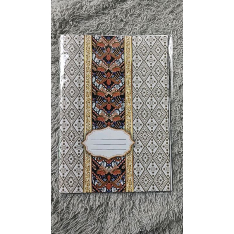 Jual SAMPUL MOTIF BATIK KWARTO ISI 10 LEMBAR - ABO | Shopee Indonesia