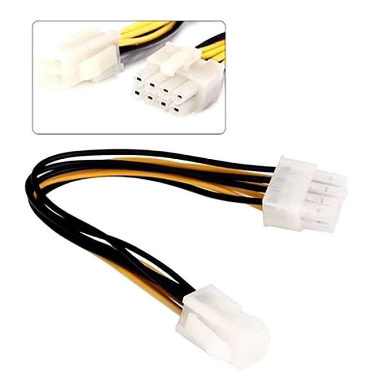 Jual KABEL POWER ATX 4 PIN MALE TO 8 PIN FEMALE/ KABEL 4PIN TO 8PIN ...