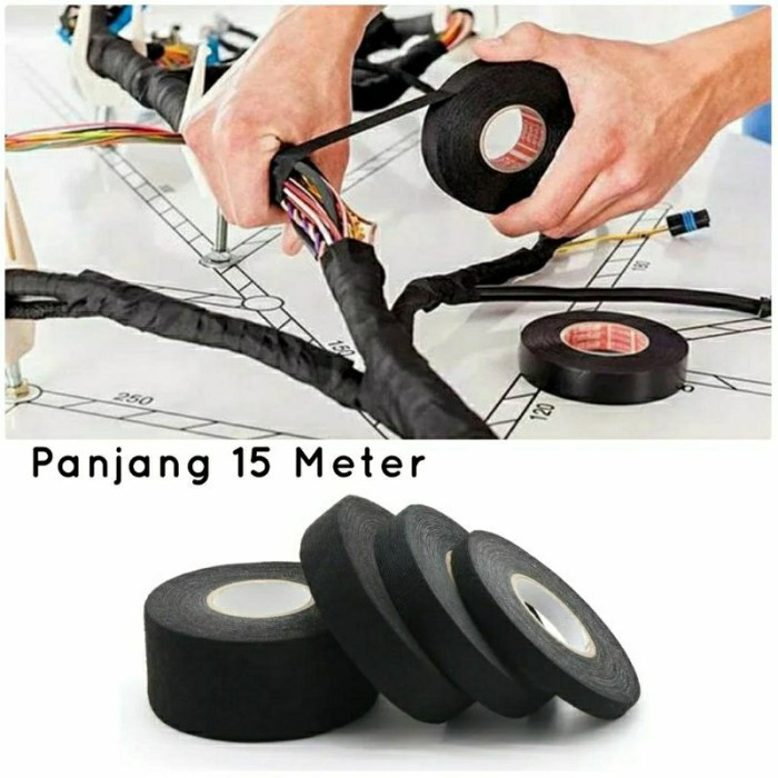 Jual lakban kain 15m 25mm solasi kain plaster kain selotip lakban ...