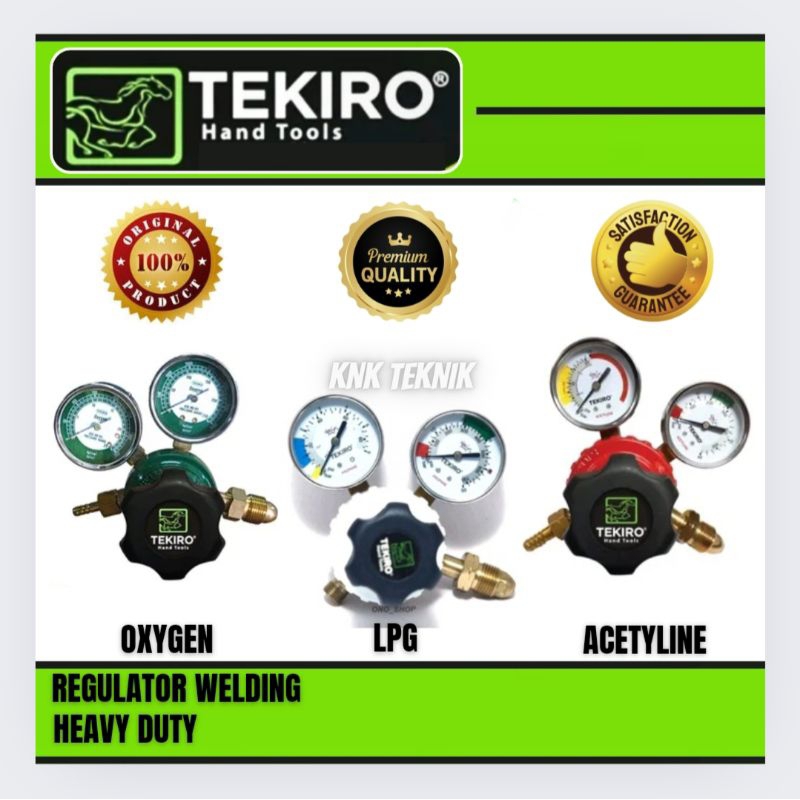 Jual Tekiro Regulator Welding Oxygen LPG Acytiline Regulator Las ...