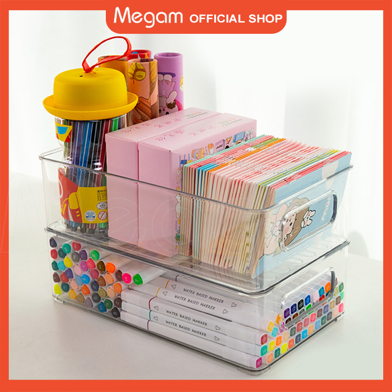 Jual Megam Rak Akrilik Meja Penyimpanan Aksesorisa Rak Transparan ...