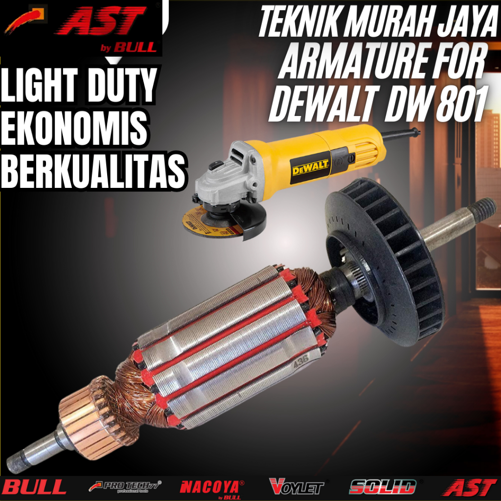 Jual AST DW810 ARMATURE ANGKER Gerinda Tangan 4inch Dewalt DW 810 BULL ...
