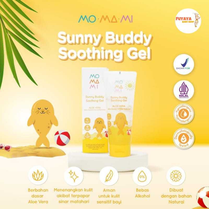 Jual Momami Sunny Buddy Soothing Gel 100ml - Menangkan Kulit Kemerahan ...