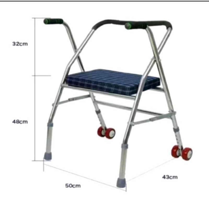 Jual (PAK D MAN) Rollator Alat Bantu Jalan Alat Bantu Jalan Lansia ...