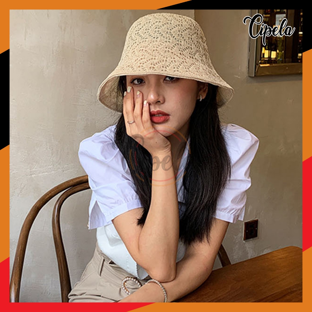 Jual Cipelashop Topi Series C-32 Series Topi Bucket Hat Korea Import Aksesoris Rajut | Shopee ...