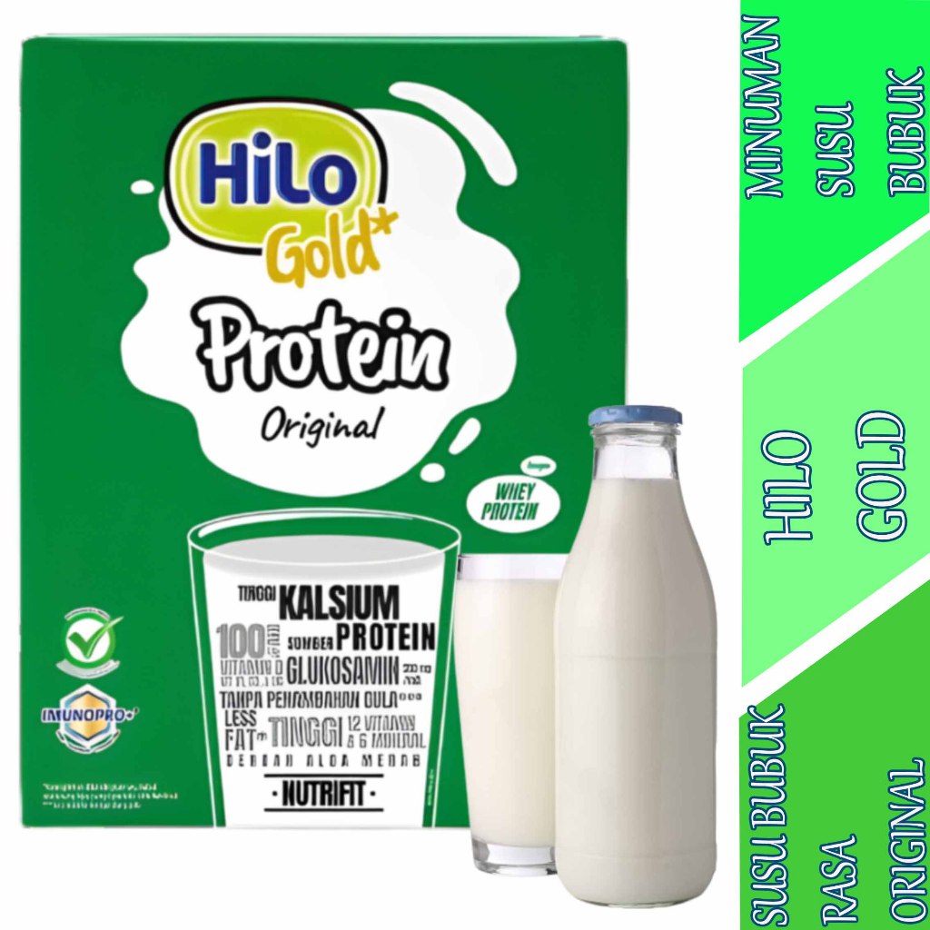 Jual Susu Bubuk Rasa Original - Hilo Gold - Minuman Susu Bubuk - 500gr ...