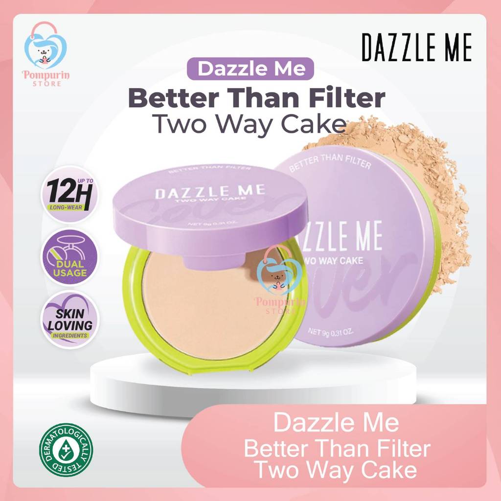 Jual DAZZLE Me Better Than Filter Two Way Cake - Bedak Padat Tahan 12 ...