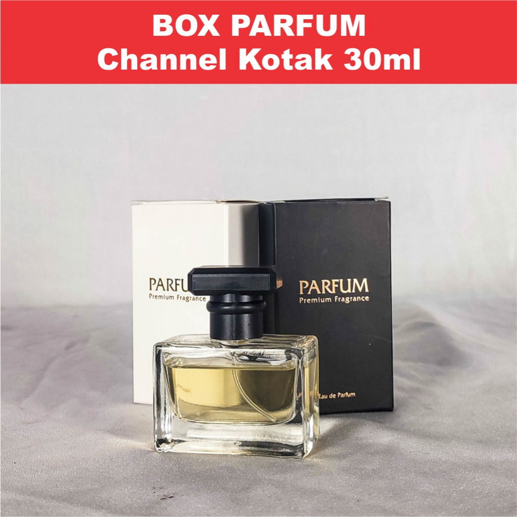 Jual Kemasan Kotak Parfum Box Parfum Kemasan Parfum 30ml model Channel ...