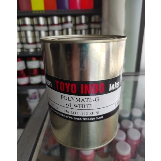 Jual Tinta Toyo Polymate G tinta sablon plastik 1kg KODE Q2O8 | Shopee ...