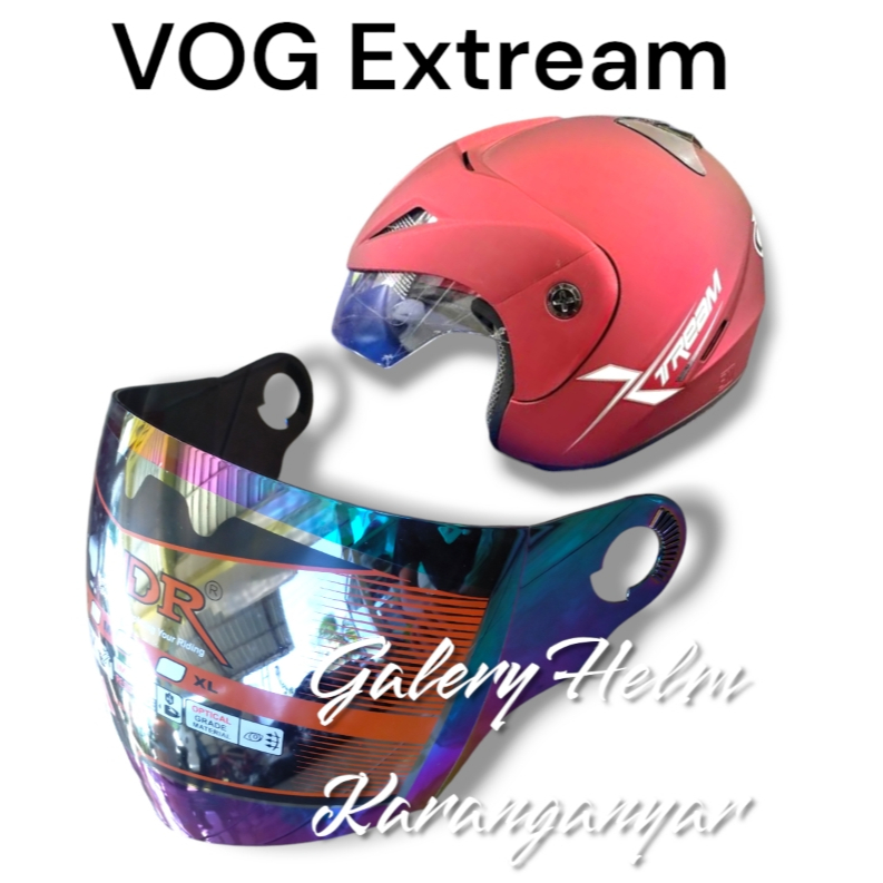 Jual (NDR2) Kaca helm VOG EXtream Extreme Xtrime VOG MAZ Navigator NHK ...