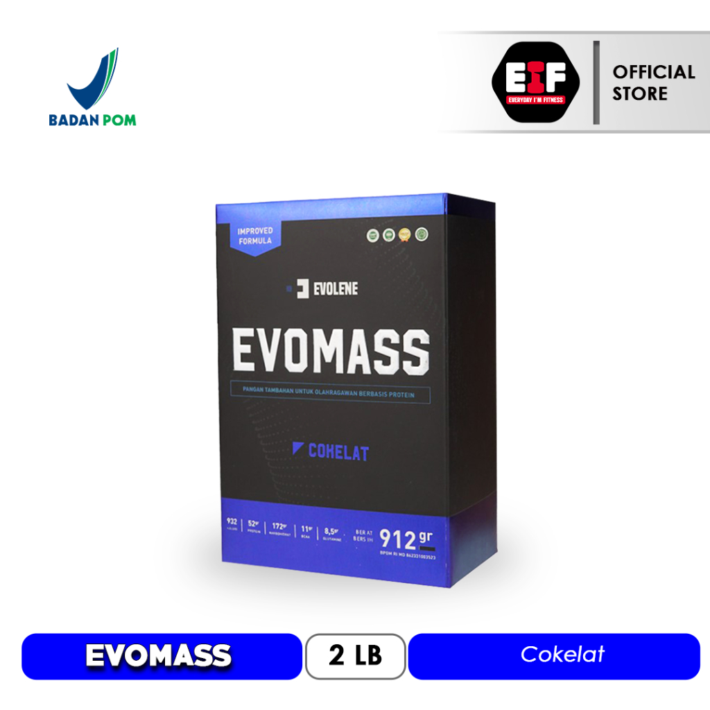 Jual EVOLENE Evomass 912 Gram / 2 Lbs Lb - Evo Mass Gainer | Shopee Indonesia