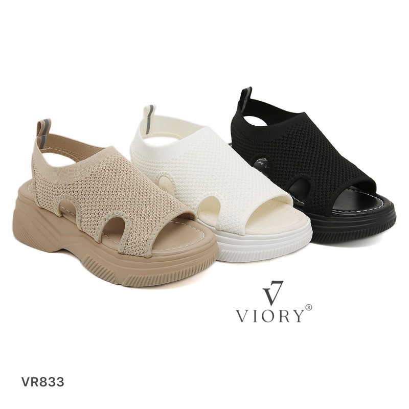 Jual VIORY Sandal Wedges Shoes #VR833 | Shopee Indonesia