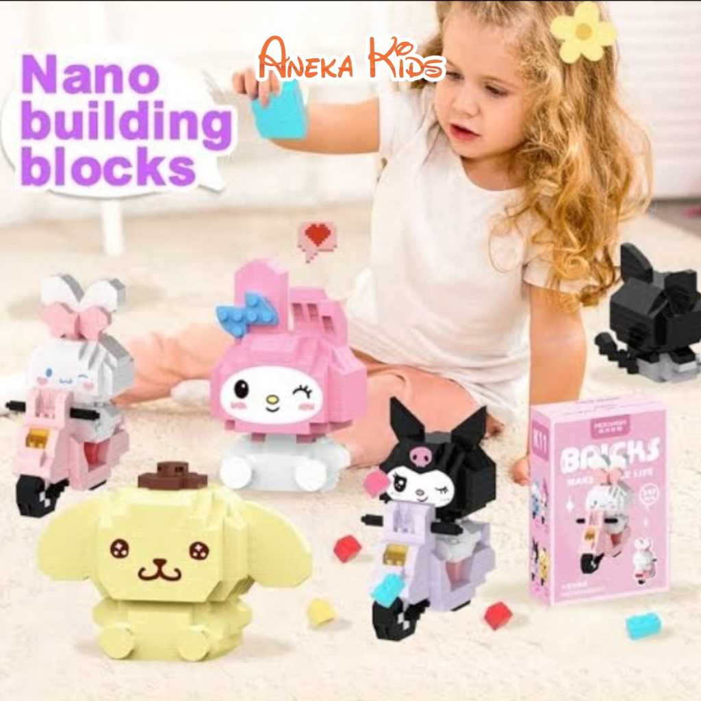 Jual Mini Bricks - Nano Block Model DIY Karakter Kartun/Mainan Balok ...
