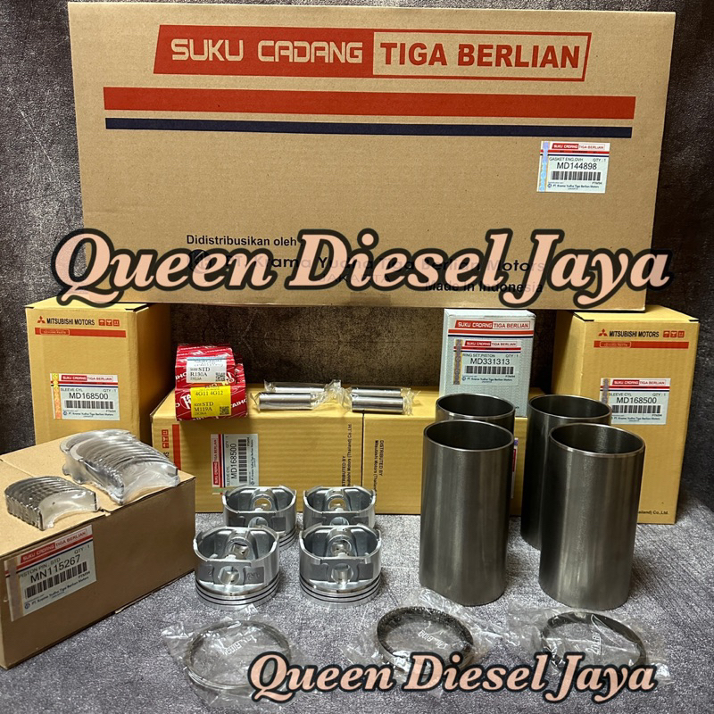 Jual Paket Komplit / Paket Overhaul Lengkap Liner + Piston + Ring Piston + Packing Set + Metal ...