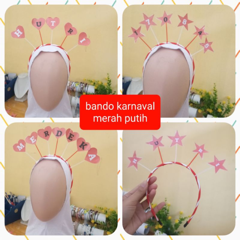Jual bando merah putih karnaval/ HUT RI / merdeka | Shopee Indonesia