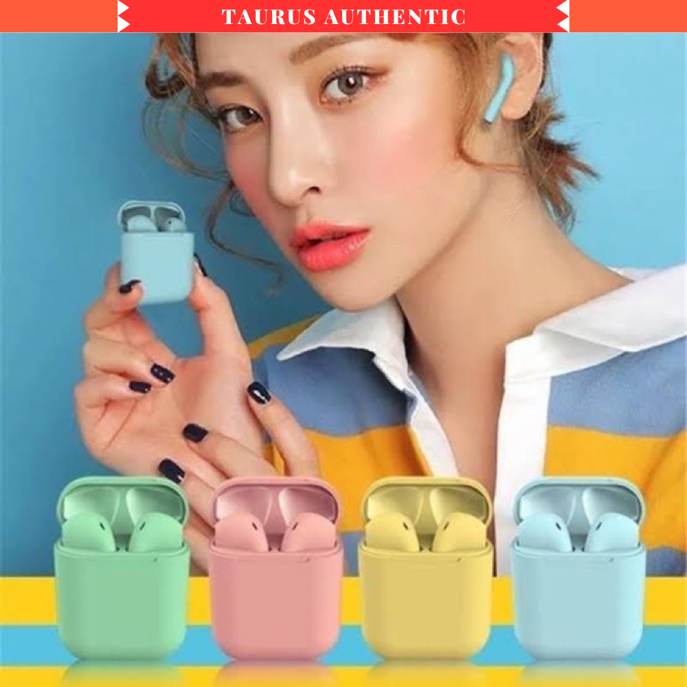 Jual Headset Bluetooth Wireless TWS Inpods 12 Macaron Color TWS i12 ...
