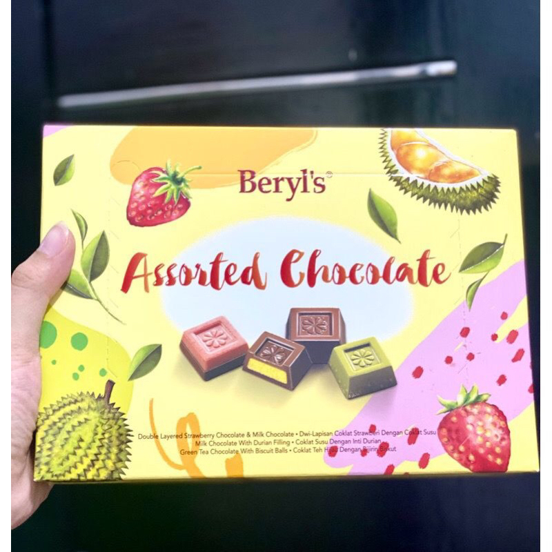 Jual BERYLS BERYL’S ASSORTED CHOCOLATE BOX COKLAT BERYLS BERYL’S ASSORTED DURIAN KOTAK BOX ...