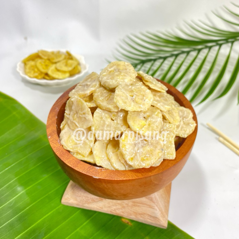 Jual Keripik pisang renyah crispy lumer FULL RASA TIRAMISU 500gr 250gr ...