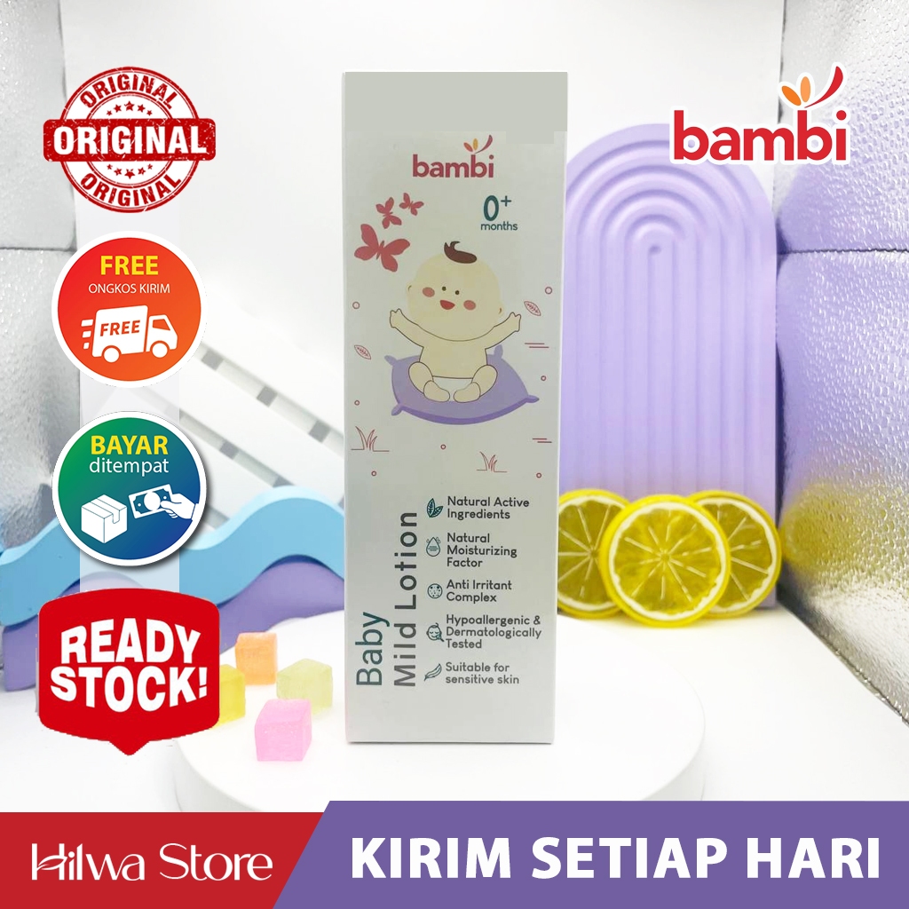 Jual BAMBI BABY MILD LOTION 100ML | BODY LOTION BAYI KULIT NORMAL ...