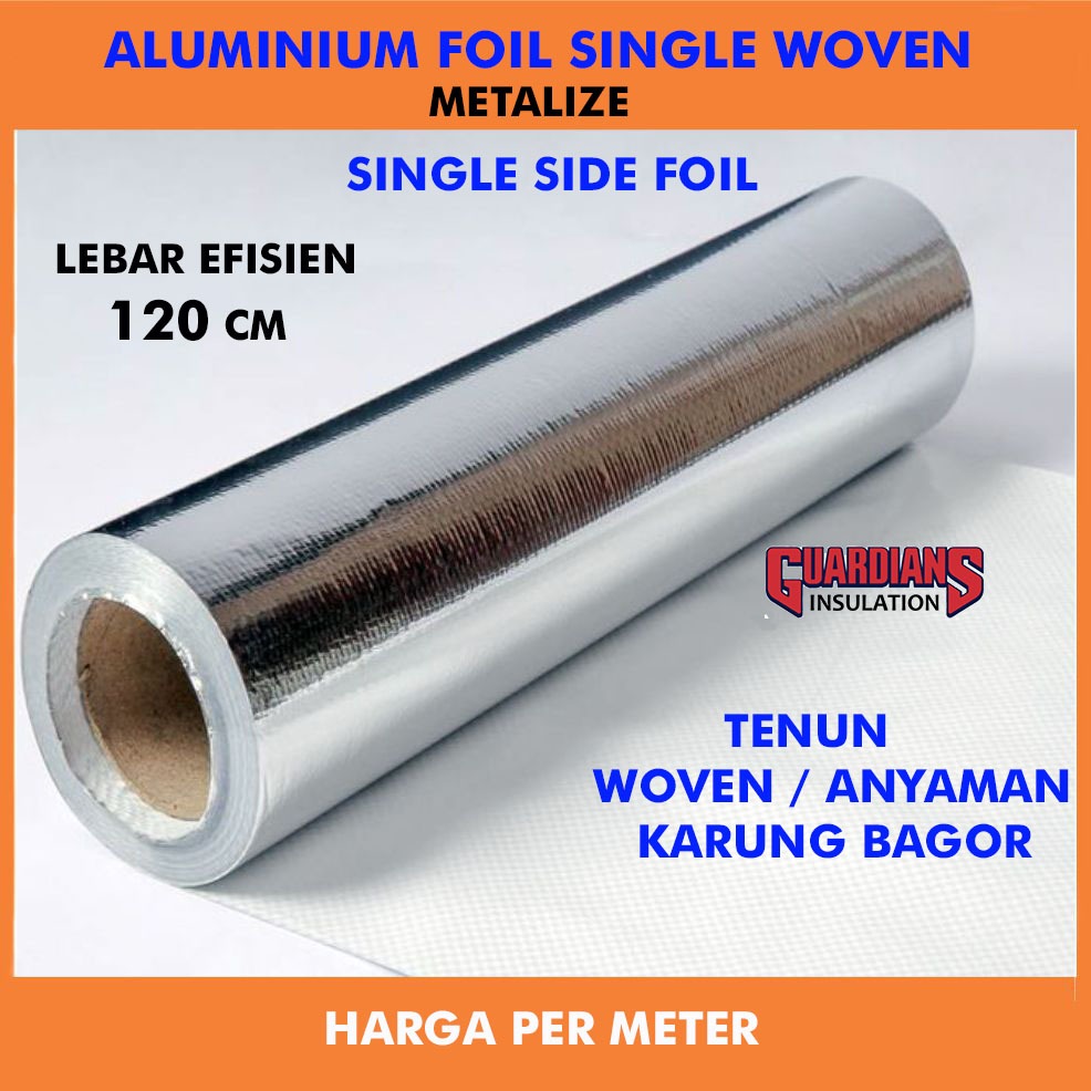 Jual Lebar 1,2 m Peredam Panas Insulasi Atap Aluminium Foil Woven ...