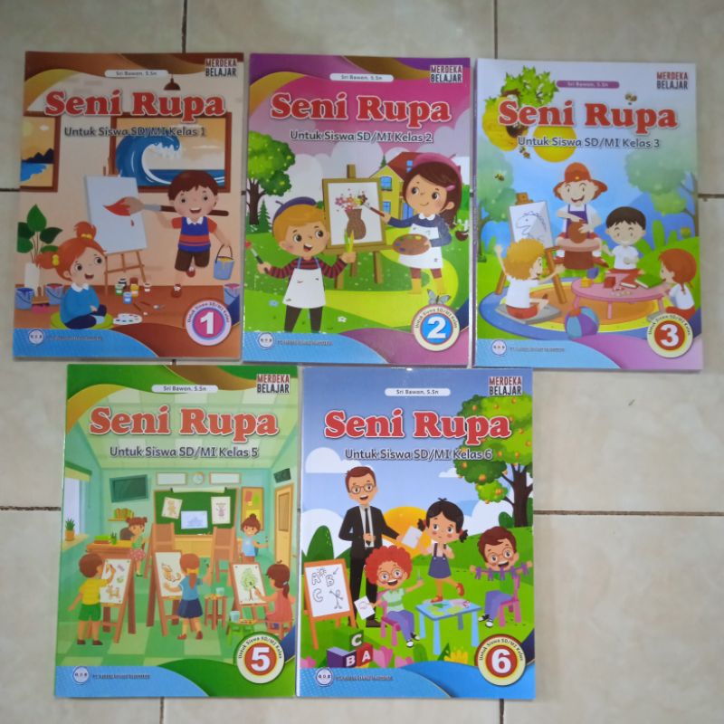 Jual Buku Kelas 1, 2, 3, 4, 5 & 6 SD/MI Seni Rupa Kurikulum merdeka / GOS | Shopee Indonesia