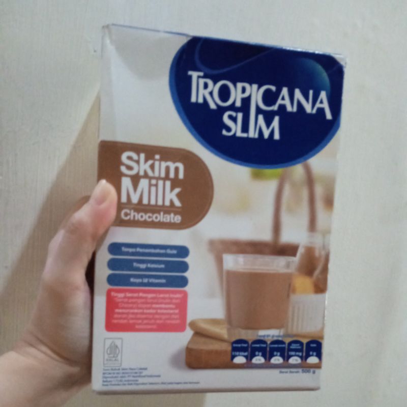 Jual Tropicana slim skim Milk coklat 500 gram | Shopee Indonesia
