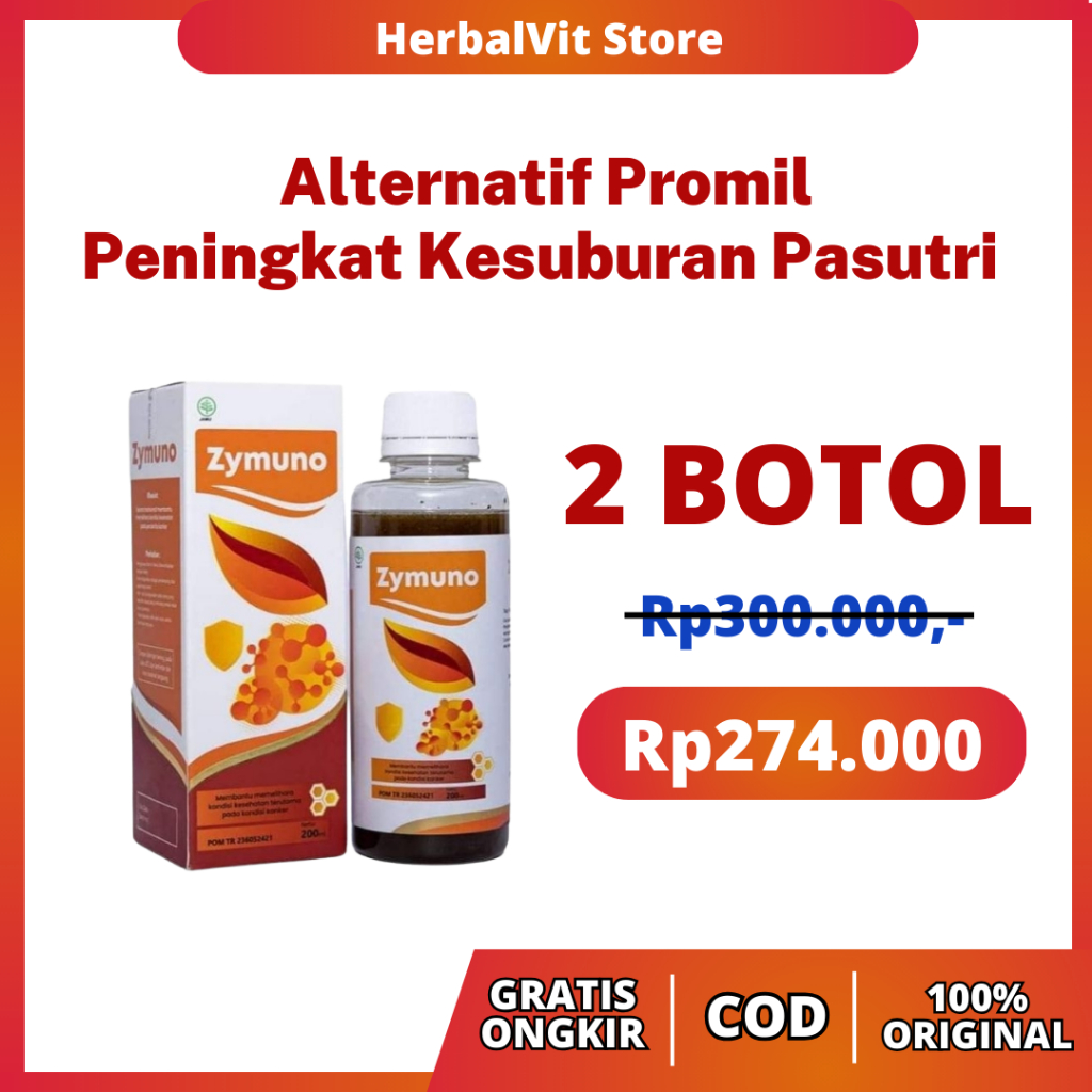 Jual PAKET 2 BOTOL ZYMUNO Madu Herbal Original - Alternatif Promil ...