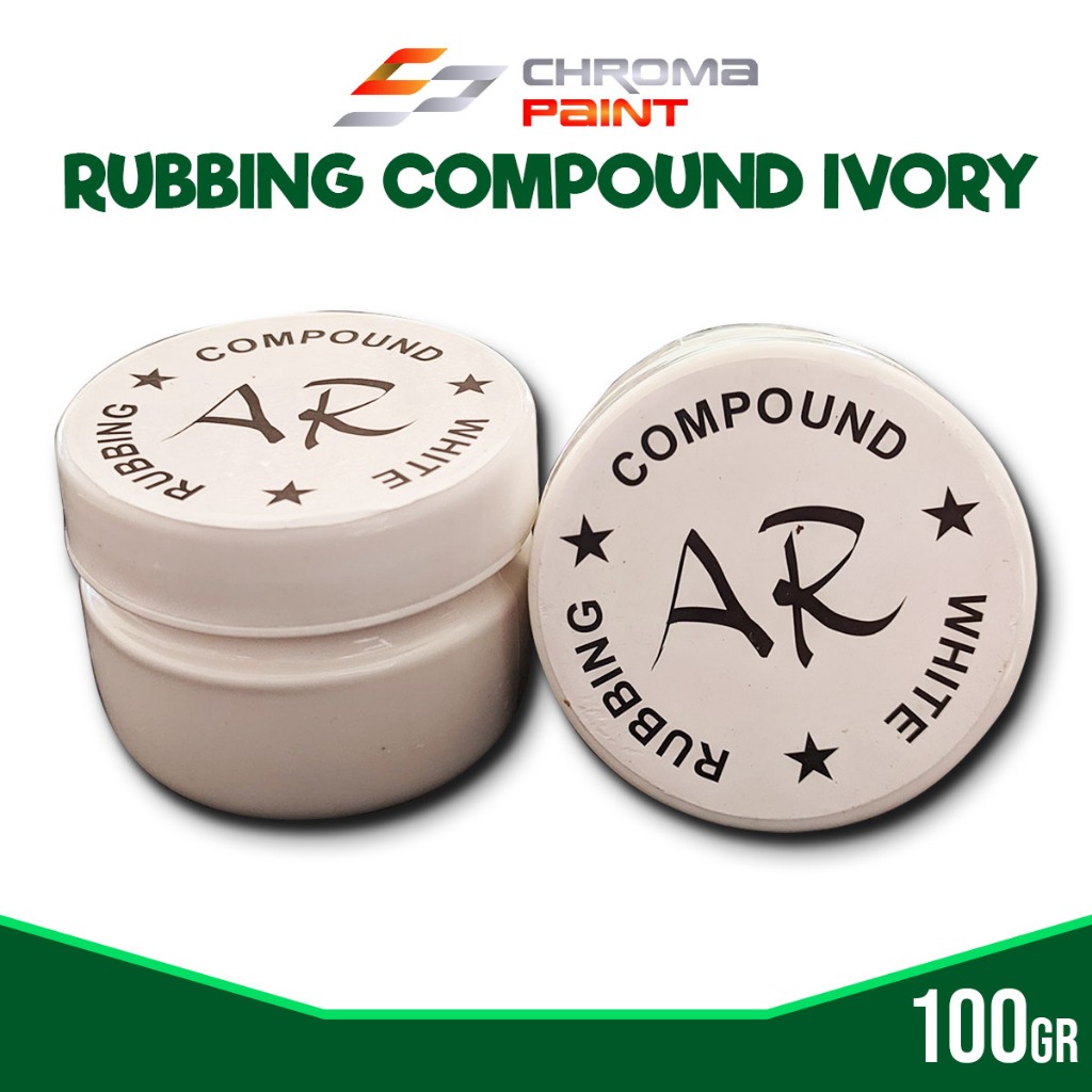 Jual Rubbing Compound IVORY/ Kompon Ivory PUTIH Repack 100 Gram ...