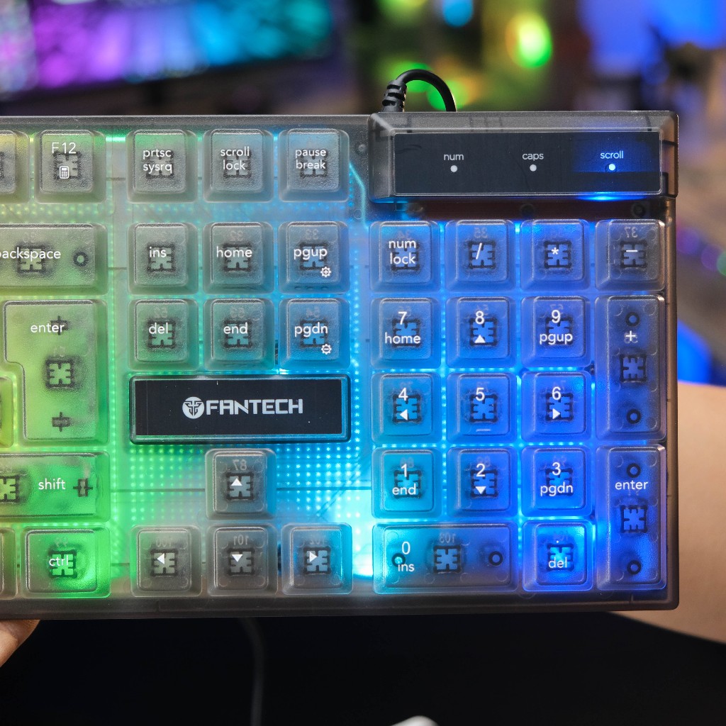 Jual KEYBOARD Fantech SHIKARI K515 Keycaps Transparan Keyboard Gaming ...