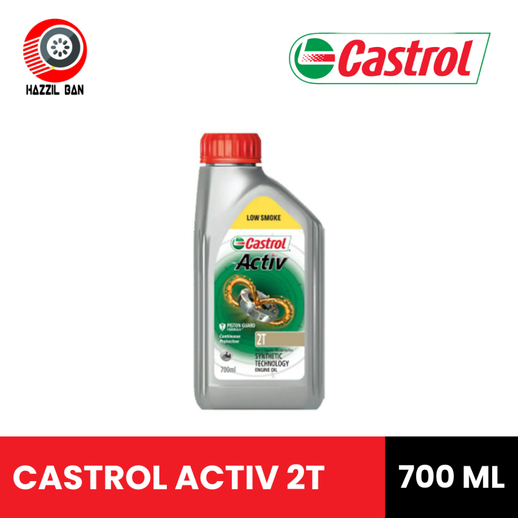 Jual Oli Castrol 2T Oli Castrol 2 Tak Low Smoke 0.7 Liter | Shopee ...