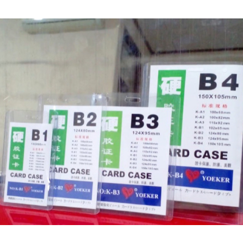 Jual ID Card Mika B1 B2 B3 B4 / Glue Card / Plastik Nametag ( PCS ) | Shopee Indonesia