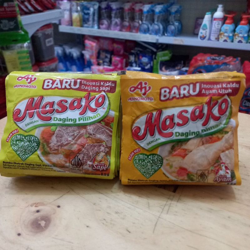 Jual Masako Rasa Ayam& Sapi 1 Renceng (12Pcs) | Shopee Indonesia