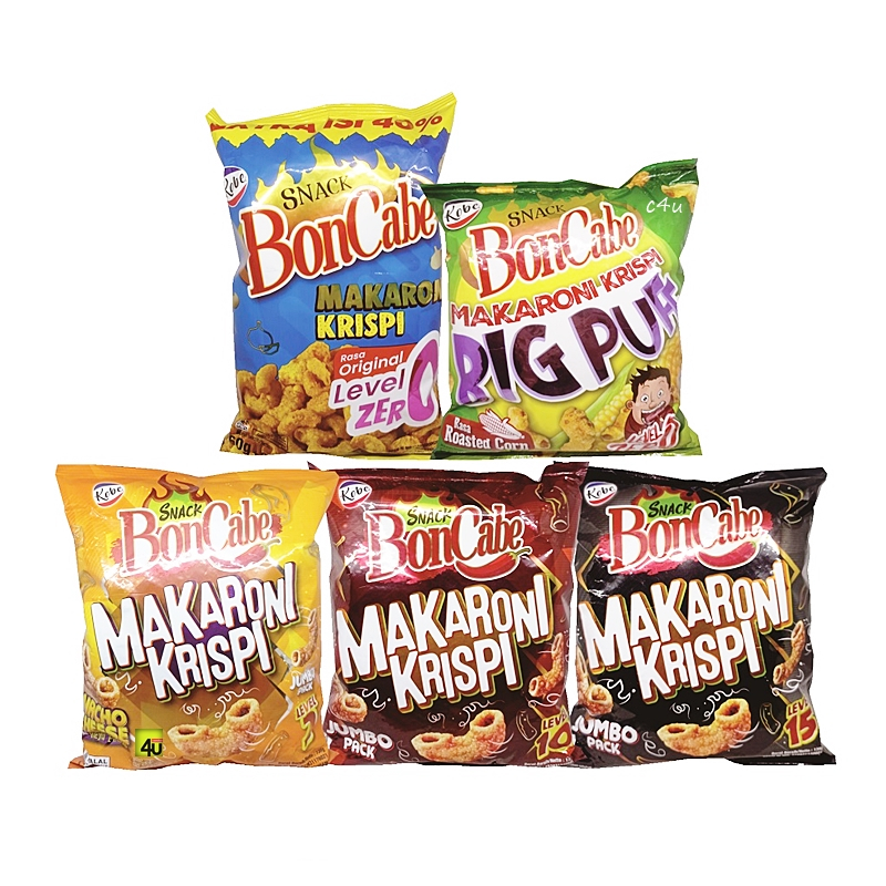 Jual BonCabe Snack - Makaroni Krispi Pedas - JUMBO PACK | Shopee Indonesia
