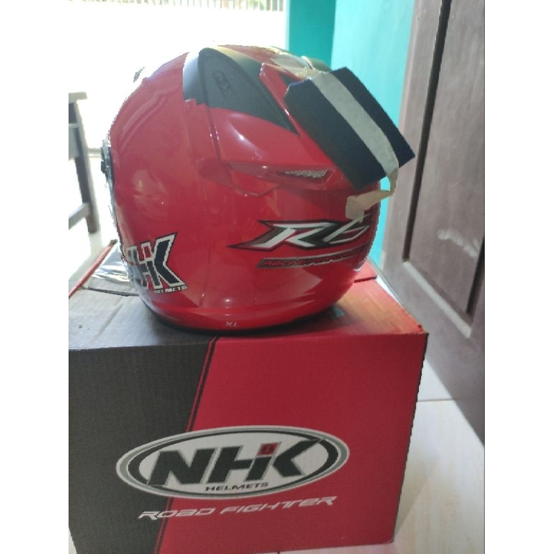 Jual Helm NHK R6 Merah | Shopee Indonesia