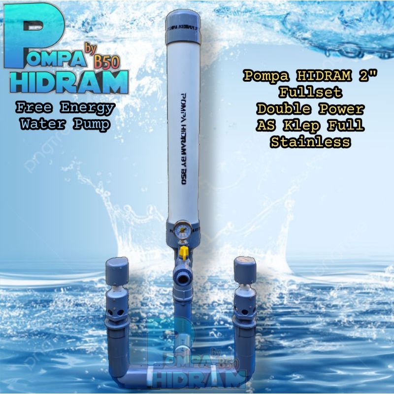 Jual POMPA HIDRAM 2 Inc Fullset Double Power As Klep Full Stainless ...
