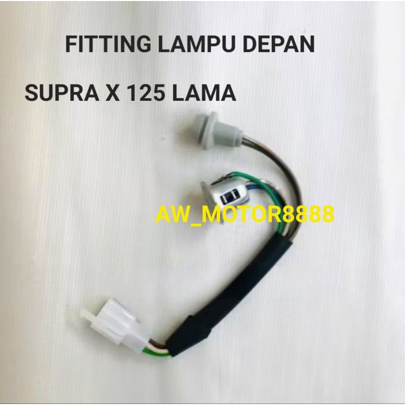 Jual FITTING PITTING FITING PITING LAMPU SUPRA X 125 DEPAN SOKET LAMPU ...