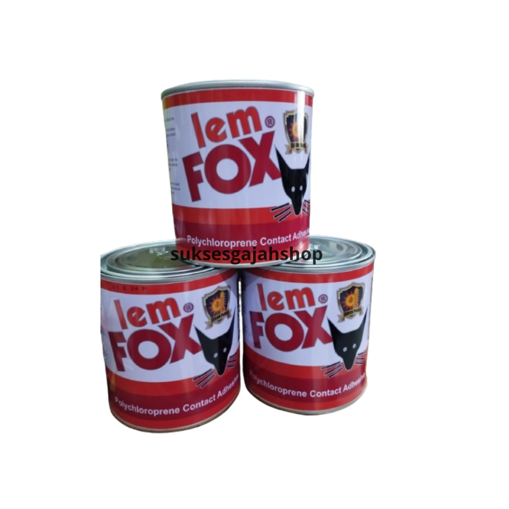 Jual LEM FOX KUNING KALENG MERAH 600GR / LEM KUNING FOX MERAH 600 GRAM ...