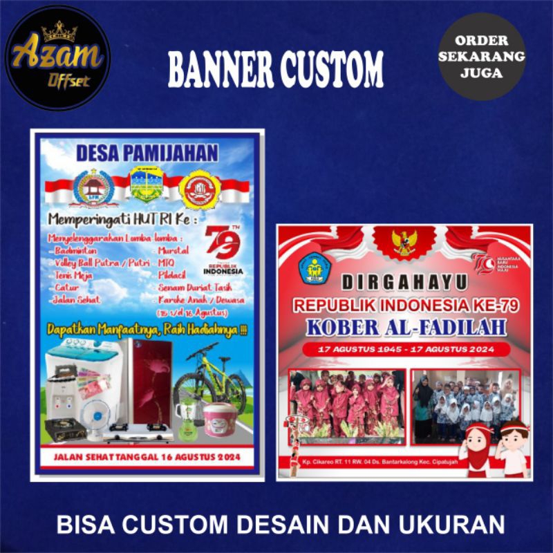 Jual Banner Custom | Spanduk Cetak | Banner Murah | Shopee Indonesia