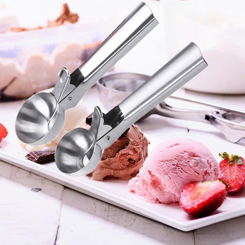 Jual HELADO Sendok Es Krim Ice Cream Scoop Stainless Steel Ice Cream ...