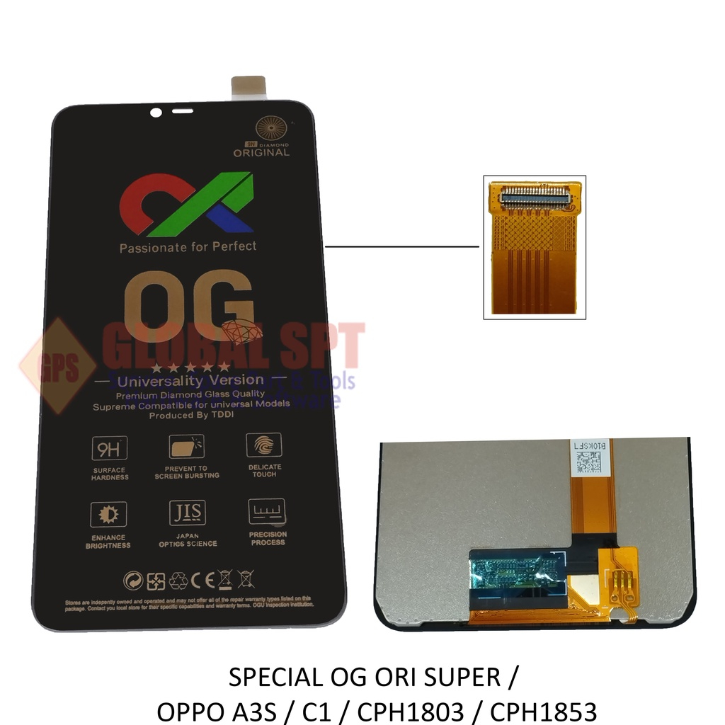 Jual SPECIAL OG ORI SUPER / LCD TOUCHSCREEN OPPO A3S / C1 / CPH1803 ...