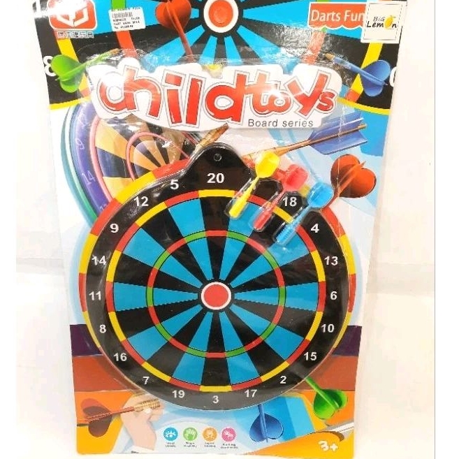 Jual papan permainan lempar target panah busur dart board game mainan ...