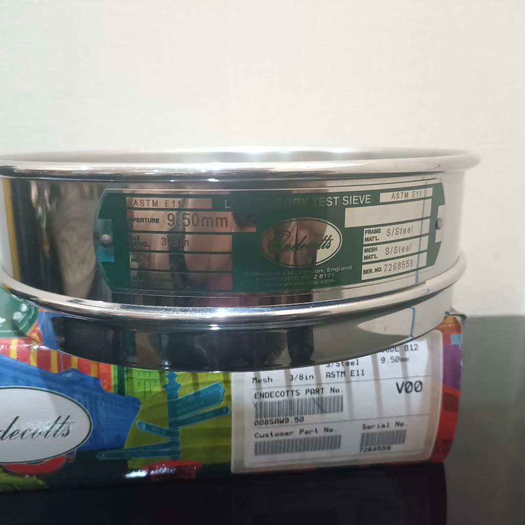Jual Test Sieve Endecotts Ayakan 8 Inch ASTM Include Sertifikat SAW (At ...