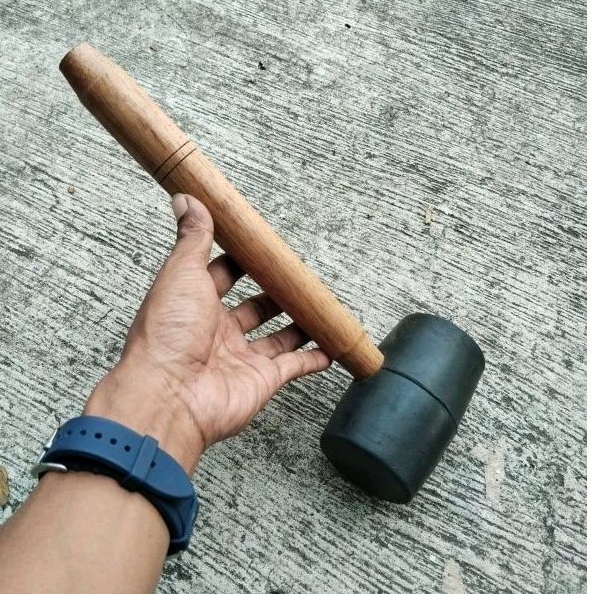 Jual palu karet palu keramik kecil 8 Oz 8.5cm diameter 3cm | Shopee ...