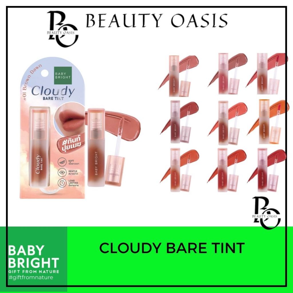 Jual BABY BRIGHT CLOUDY BARE LIP TINT/ LIP TINT BABY BRIGHT | Shopee Indonesia