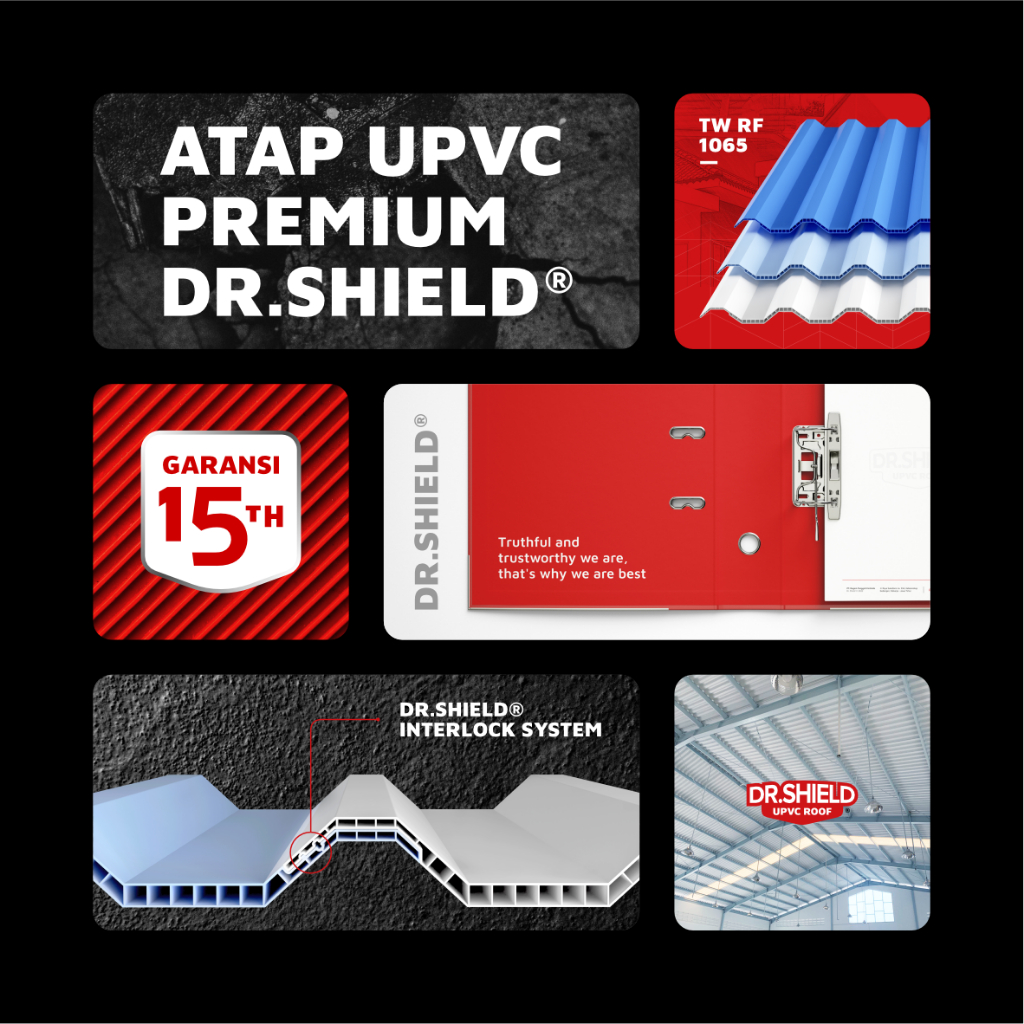 Jual DR.SHIELD - Top Ridge (Nok / Wuwung) / Three Way Ridge - SW OD 750 ...