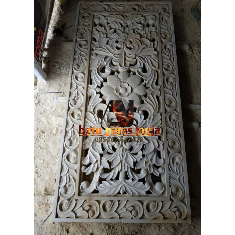 Jual relief batu ukir motif ukiran loster bali (ukiran 2 sisi) | Shopee ...