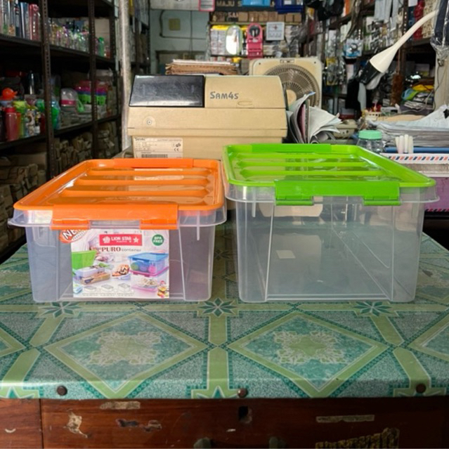 Jual CONTAINER/KOTAK PENYIMPANAN/WADAH PLASTIKi PURO CONTAINER LION ...