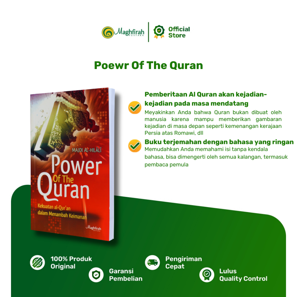 Jual Maghfirah Pustaka Power of The Quran Buku Motivasi Islam Hidup ...