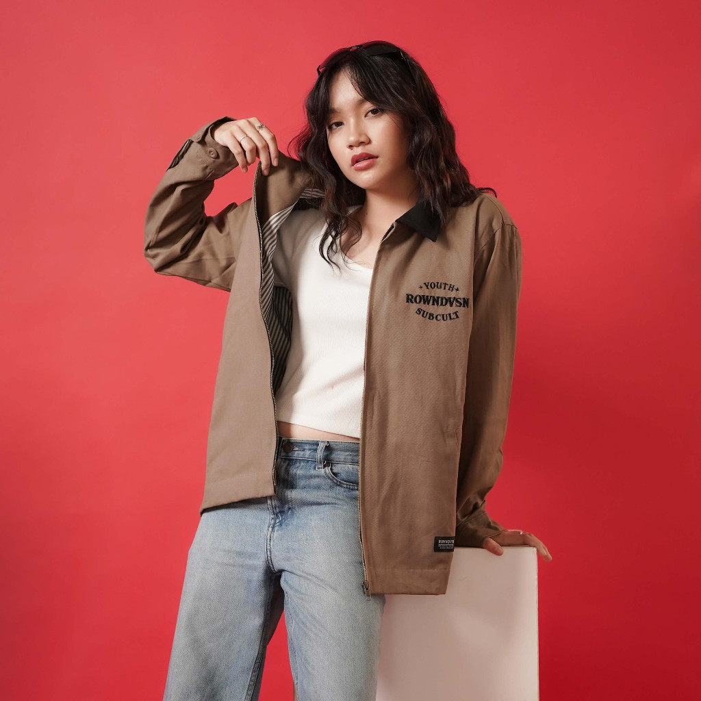 Jual Rown Division Official Deck Jacket - Rowndvsn Jaket Kanvas Volans ...