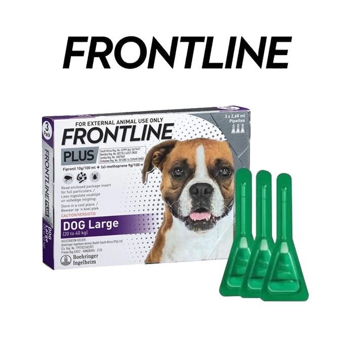 Jual Obat Kutu Tetes Anjing Obat Kutu Anjing Frontline Plus Dog 20 ...